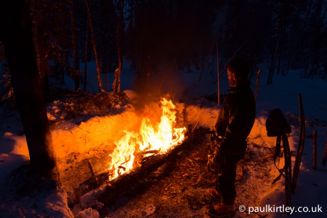 As Thick As A Capercaillie: How To Build A Long Log Fire