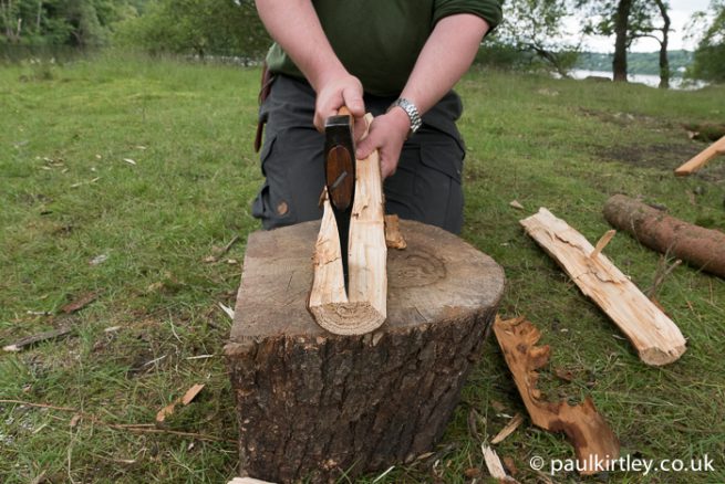 Small Wood Splitting With Axe: Reliable In Camp & On The Trail