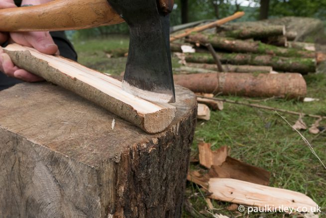 Small Wood Splitting With Axe: Reliable In Camp & On The Trail