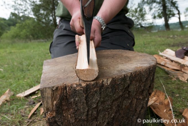 Small Wood Splitting With Axe: Reliable In Camp & On The Trail