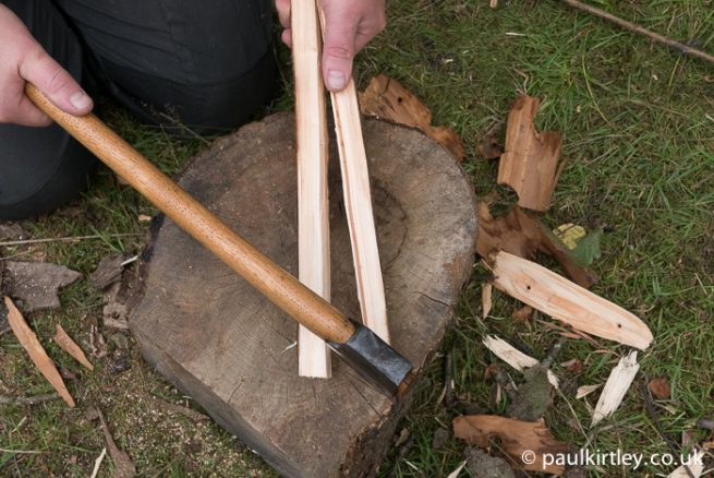 Small Wood Splitting With Axe: Reliable In Camp & On The Trail