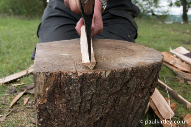 Small Wood Splitting With Axe: Reliable In Camp & On The Trail