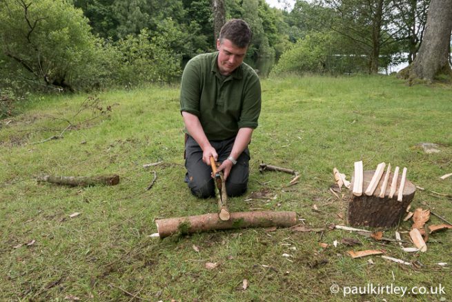 Small Wood Splitting With Axe: Reliable In Camp & On The Trail