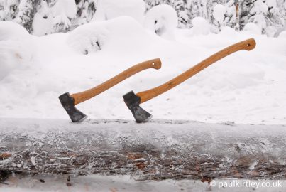 Applying Axe Skills In Winter